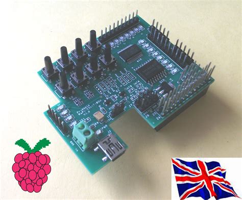 24 樹莓派 raspberry pi spi 23s17 and gpio 8 switch 擴充板 莓亞科技