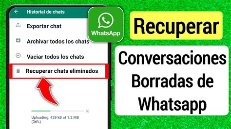 Cómo Recuperar Mensajes Y Conversaciones Borradas De Whatsapp