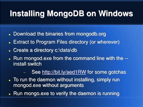 ppt and mongodb powerpoint presentation free download id 1308005
