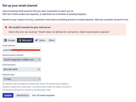jira mail handler and service management mail handler cannot be
