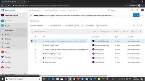 azure devops project configuration overview and boards part 2