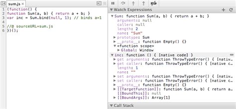 debugging how to keep watchpoint on variables for javascript