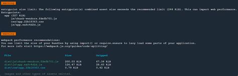 vue js entrypoint size limit code splitting to limit the size of