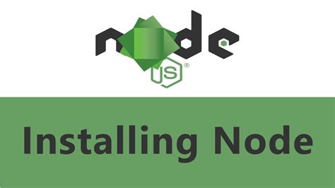 how to install node js youtube