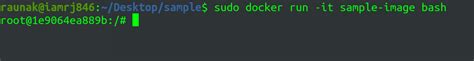 how to install linux packages inside a docker container