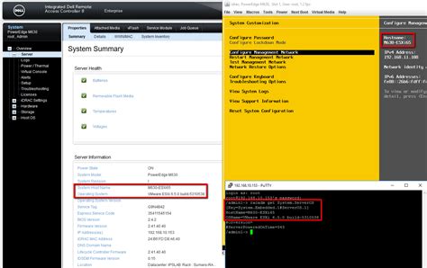 dell poweredge idrac is not displaying esxi 6 5 6 7 system host name