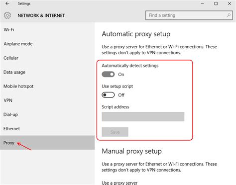 use proxy as server