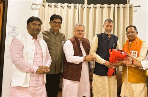 मुख्यमंत्री विष्णु देव साय को जन्मदिन पर डिप्टी सीएम और बीजेपी अध्यक्ष