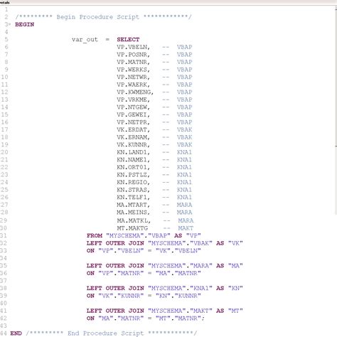sap hana calculation view sql script sap blogs