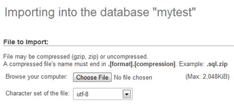web log s juuier แก้ปัญหา import sql เข้า mysql ผ่าน phpmyadmin ไม่ได้