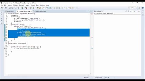 multithreaded programming in java part 2 ooc 15cs45 vtu youtube