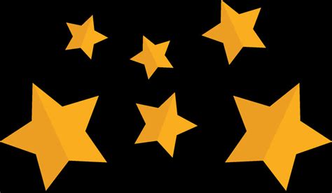 Download Golden Stars Black Background