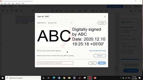 how to add digital signature in pdf file using adobe acrobat reader