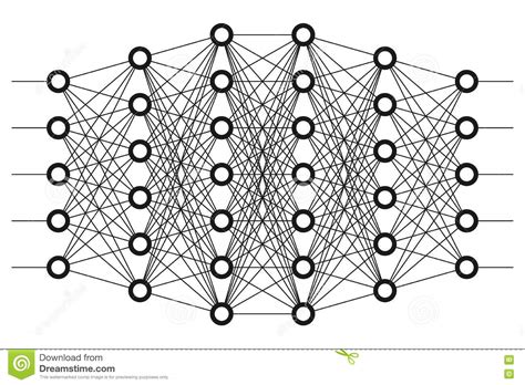 neural network stock image 6832441
