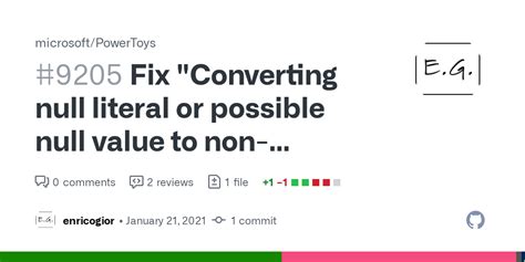 fix converting null literal or possible null value to non nullable