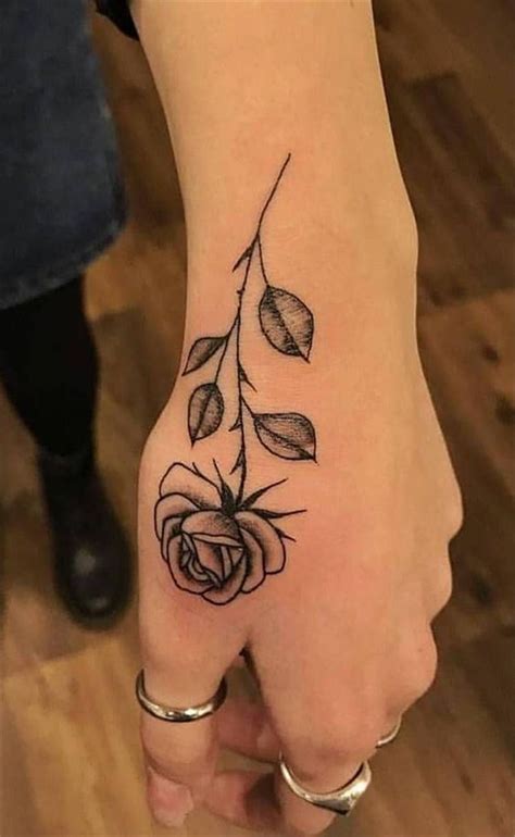 Small Flower Hand Tattoos For Women Best Tattoo Ideas