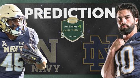 2023 Navy Vs Notre Dame College Football Prediction Youtube