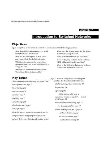 routing and switching essentials companion guide pdf