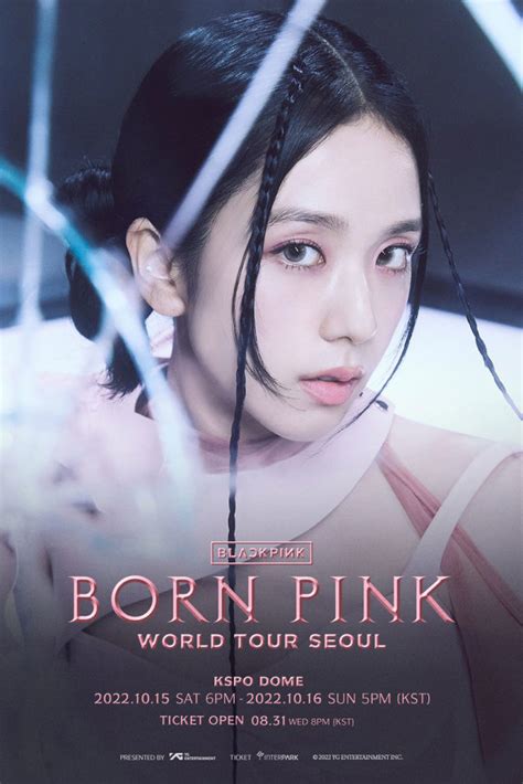 Blackpink World Tour [born Pink] Seoul Jisoo And Jennie Concept Posters