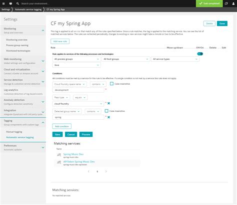 automated rule based tagging for services dynatrace news