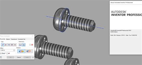 solved inventor 2019 2 axis mate constraint selection remembers last