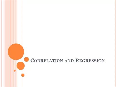 Ppt Correlation And Regression Powerpoint Presentation Free Download