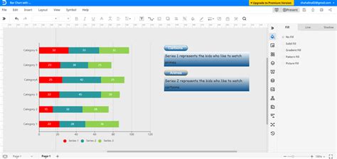 how to create a stacked bar chart in excel edraw max