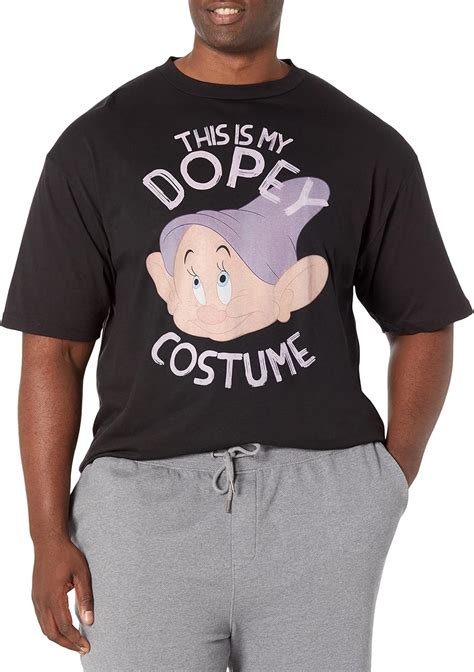 Disney Big And Tall Princesses Dopey Costume Mens Tops Short
