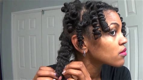 Bantu Knots Mohawk On Natural Hair Youtube
