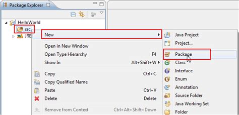 java hello world example using eclipse ide srccodes