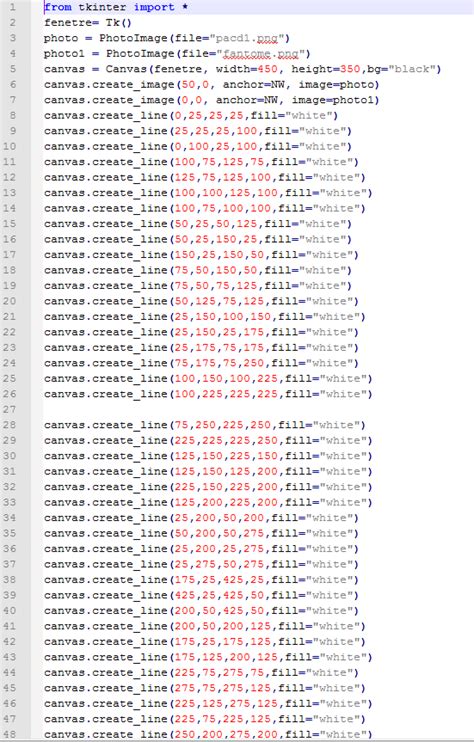 labyrinthe avec murs infranchissables avec tkinter python 3 par