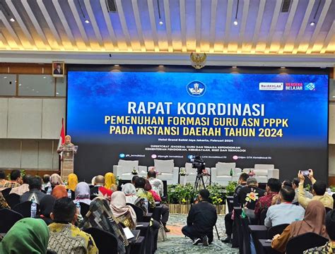 Rapat Koordinasi Pemenuhan Formasi Guru Asn Pppk Pada Instansi Daerah