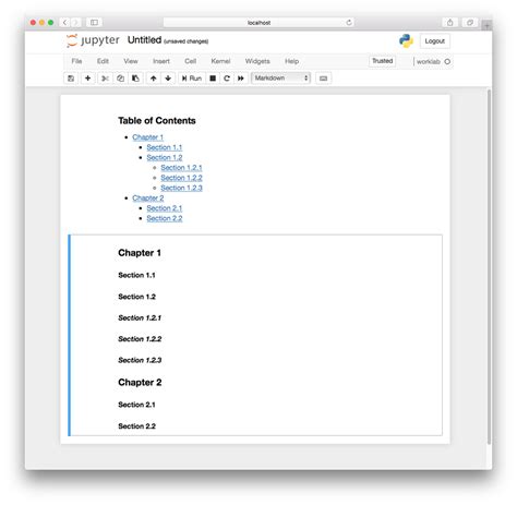 jupyter notebook to markdown