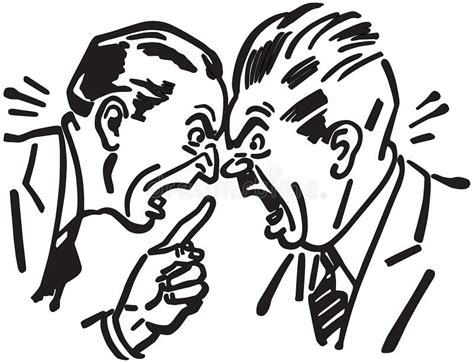 Heated Discussion Clipart