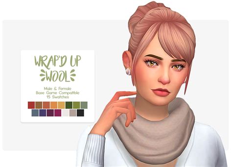 Sims 4 Scarf Accessory