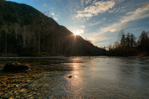 Wallpaper Sunlight Trees Landscape Forest Sunset Hill Lake