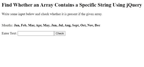 how to find if an array contains a specific string in jquery