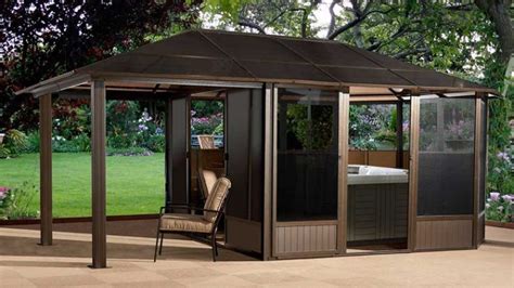 Hot Tub Enclosures Plans Important Hardtop Gazebo Hot Sex Picture