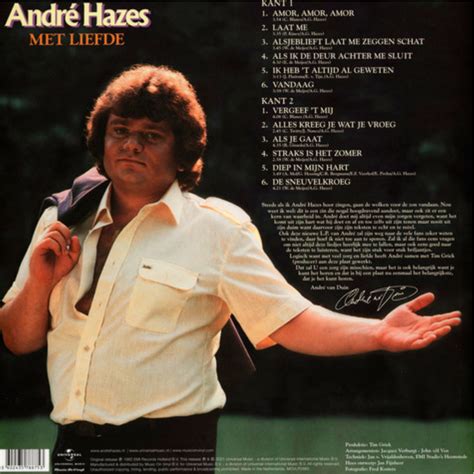 André Hazes Met Liefde Limited Edition Green Vinyl Lp Vinyl On 45