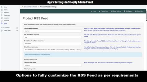 smart rss feed generate rss atom feeds of products collections and