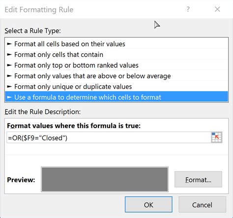 excel hide show conditional formatting data bar stack