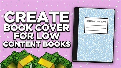 How To Create A Composition Notebook Cover To Sell On Amazon Kdp Low