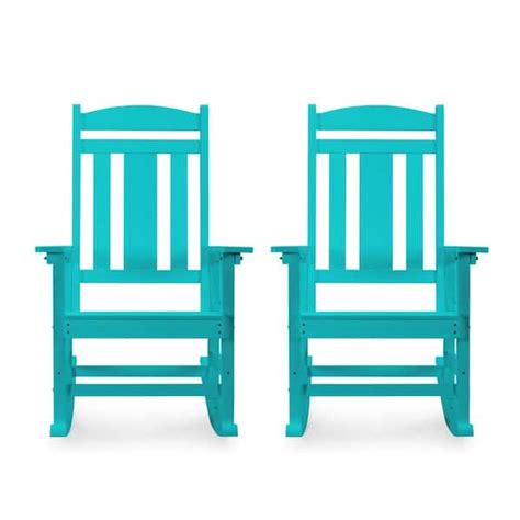 Lue Bona Aruba Blue Plastic Outdoor Indoor All Weather Resistant Patio
