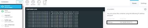 javascript how to run angular 2 app on docker machine