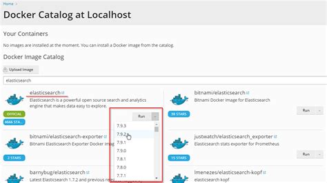 install elasticsearch in docker
