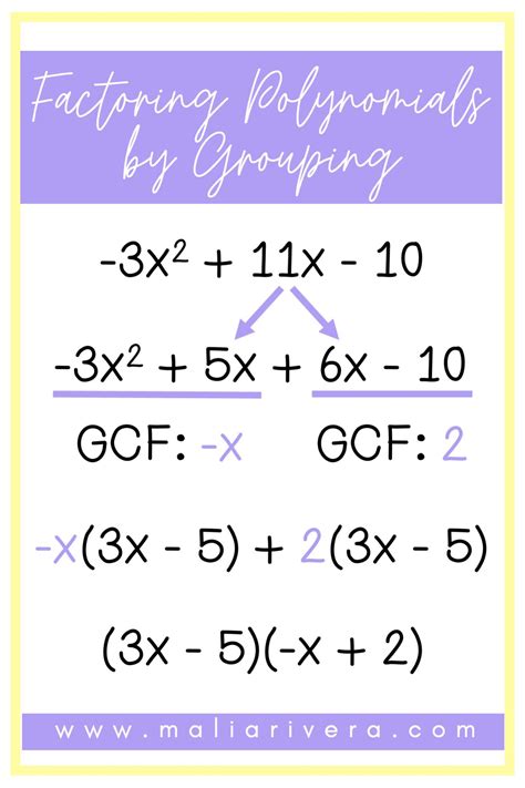 Polynomials Factoring By Grouping Calculator