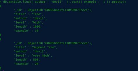 what is a mongodb query geeksforgeeks