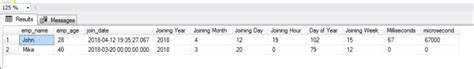 [5 examples] sql datepart function ms sql server