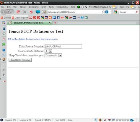 how to set up a data source within tomcat 6 0 using oracle universal