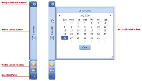 collapsed navigation pane wpf controls devexpress